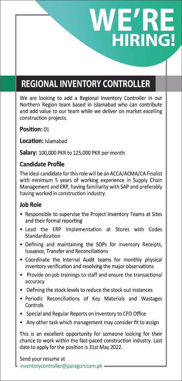 Career – Paragon Constructors