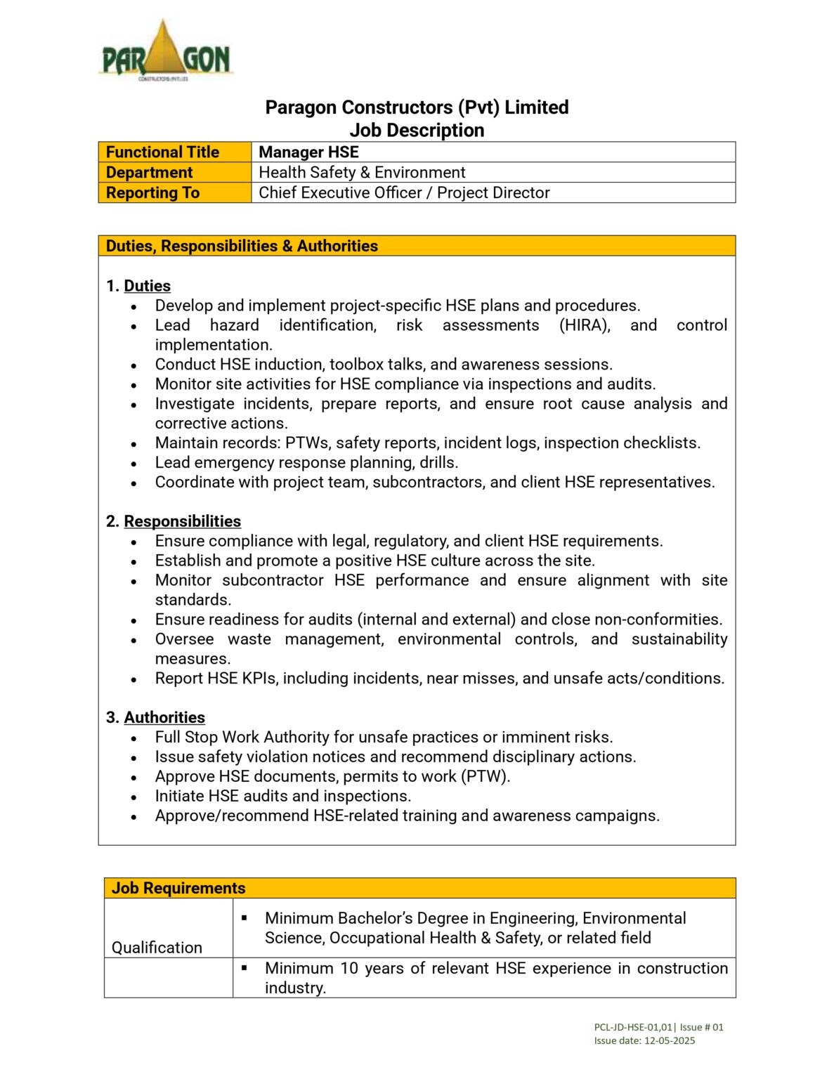 Paragon Constructors – Quality, Speed & Client Satisfaction