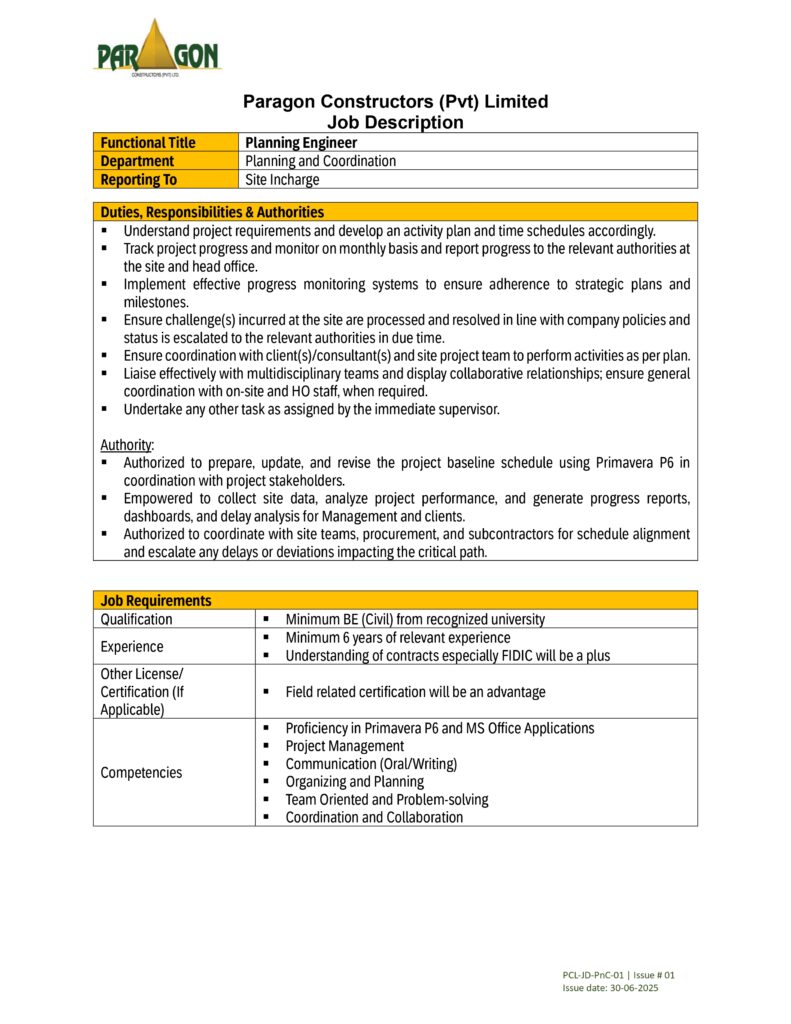 PCC Dubai – Paragon Constructors