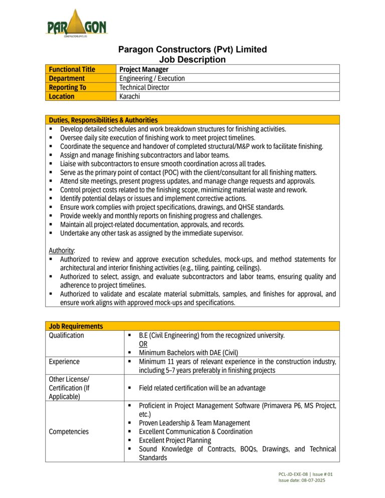 Paragon Constructors – Quality, Speed & Client Satisfaction