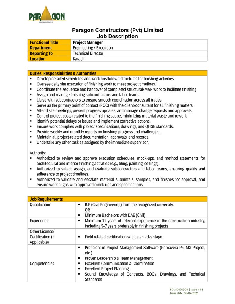 Paragon Constructors – Quality, Speed & Client Satisfaction