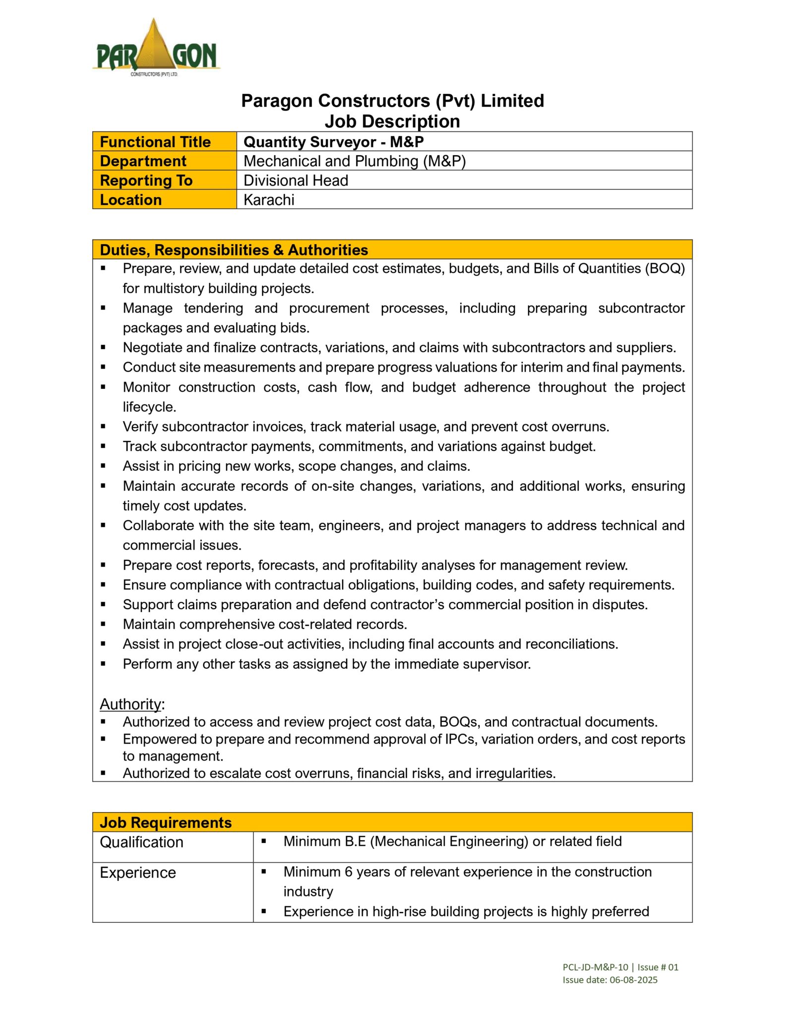 Paragon Constructors – Quality, Speed & Client Satisfaction